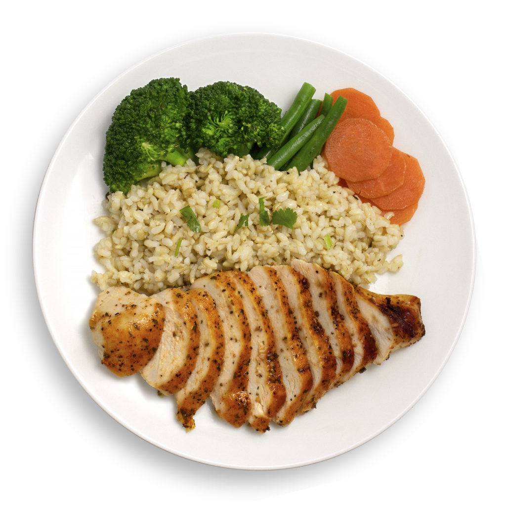 Free Range Chicken Breast with Brown Rice and Mixed Vegetables - Muscle ...